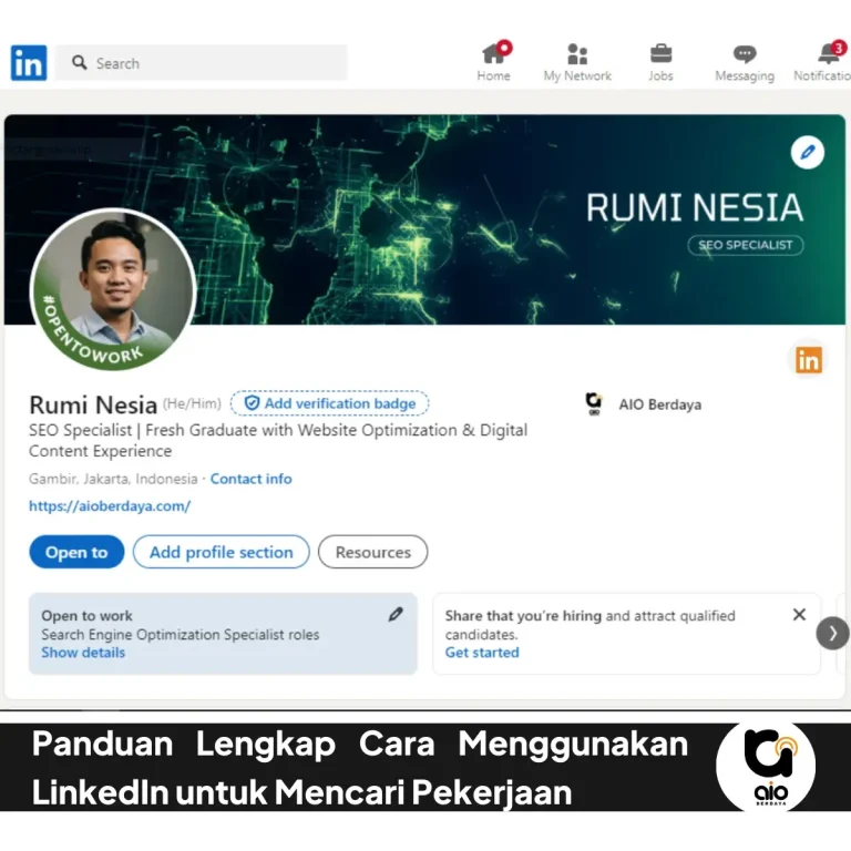 8 Langkah Mudah Cara Menambahkan Organisasi Di LinkedIn